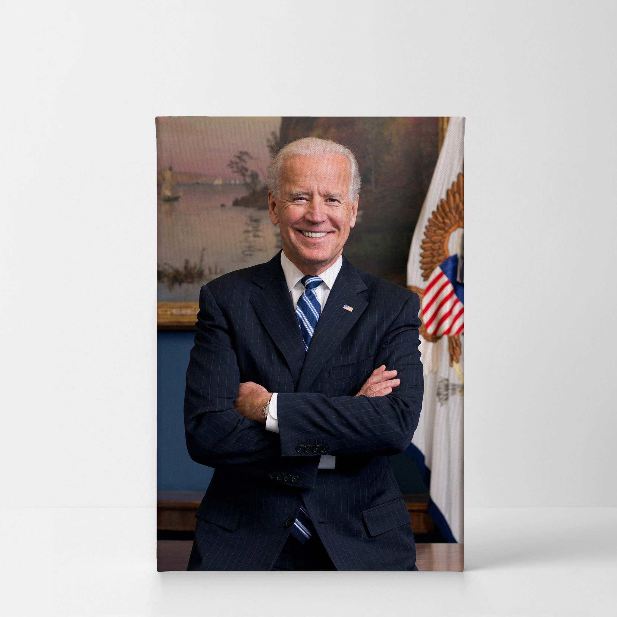 The United States of America Joe Biden Portrait METAL or | Etsy