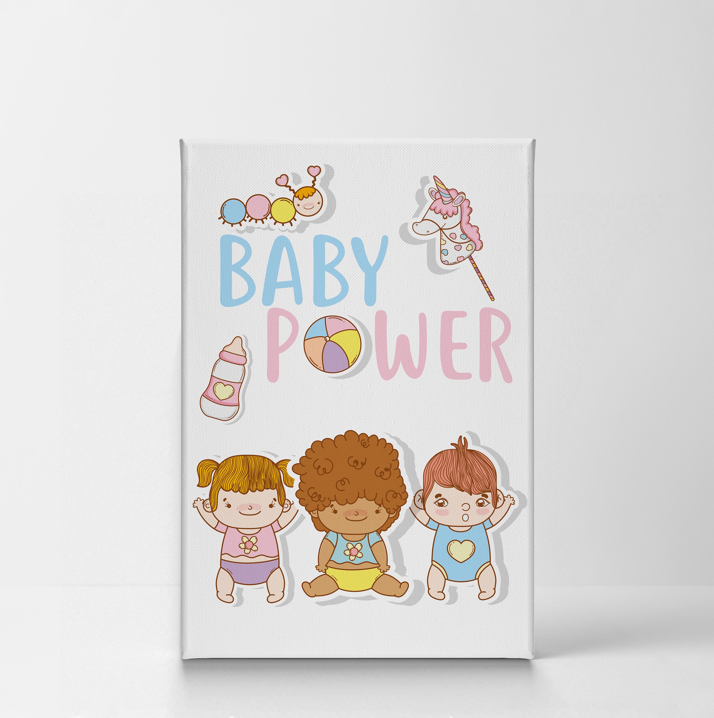 Cute Baby Power Diversity Kids Quote African American CANVAS | Etsy