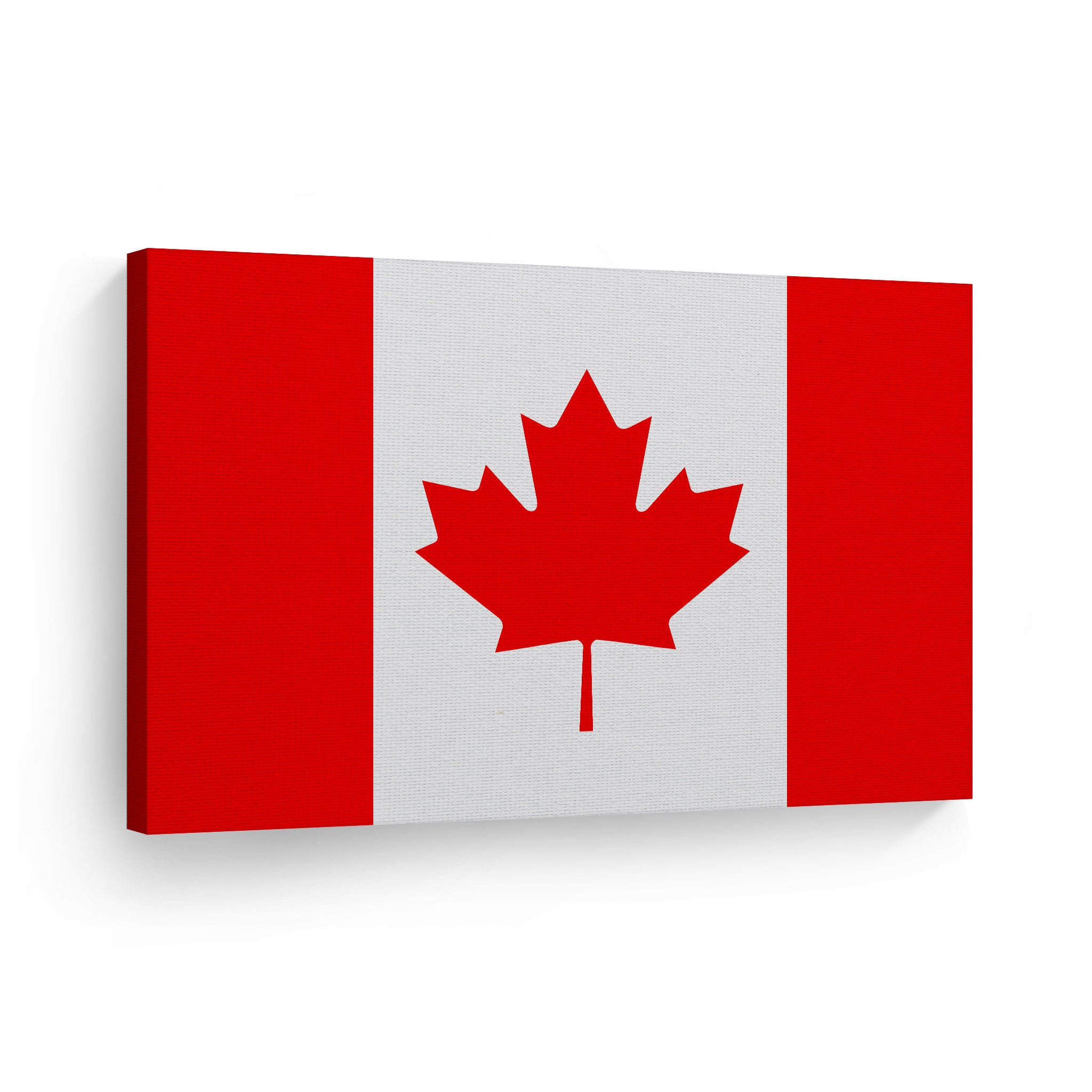 Canada Flag CANVAS or METAL Wall Art Print Country Flags | Etsy