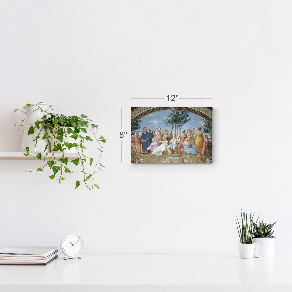 The Parnassus by Raphael Art Canvas Wall Art Print Famous Fine Art ...
