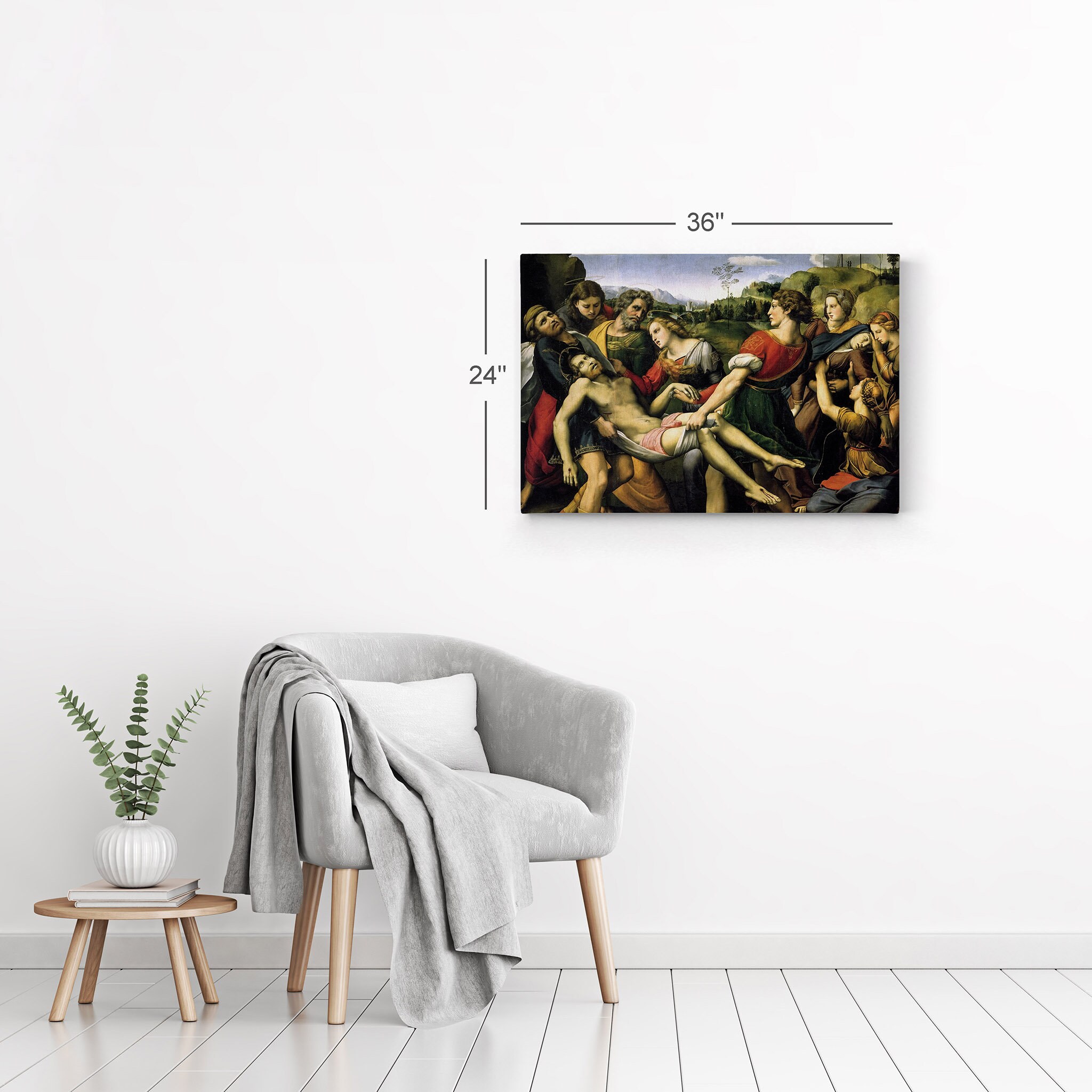 The Deposition by Raphael Art Canvas Wall Art Print Famous | Etsy