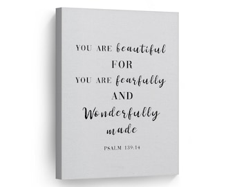 You Are Beautiful Canvas | Etsy