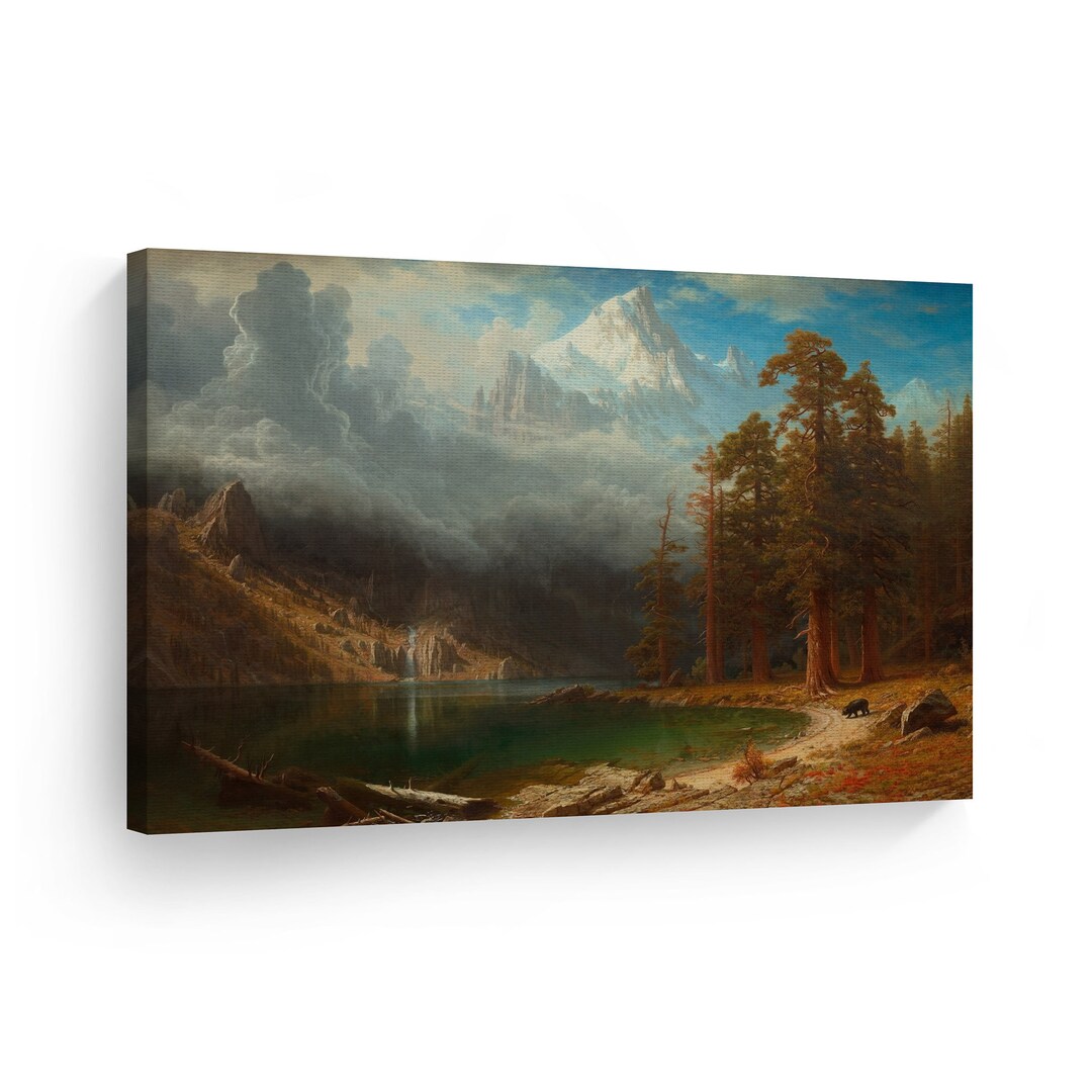 Mount Corcoran, Albert Bierstadt Classic Art Canvas Wall Art Print ...