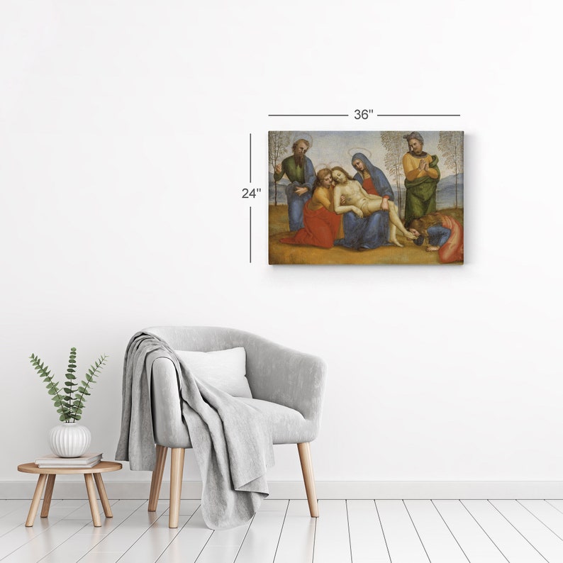 Pieta by Raphael Art Canvas Wall Art Print Famous Fine Art Oil - Etsy