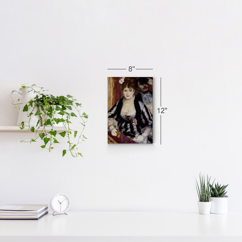 The Theater Box Pierre-auguste Renoir Classic Art Canvas Wall - Etsy