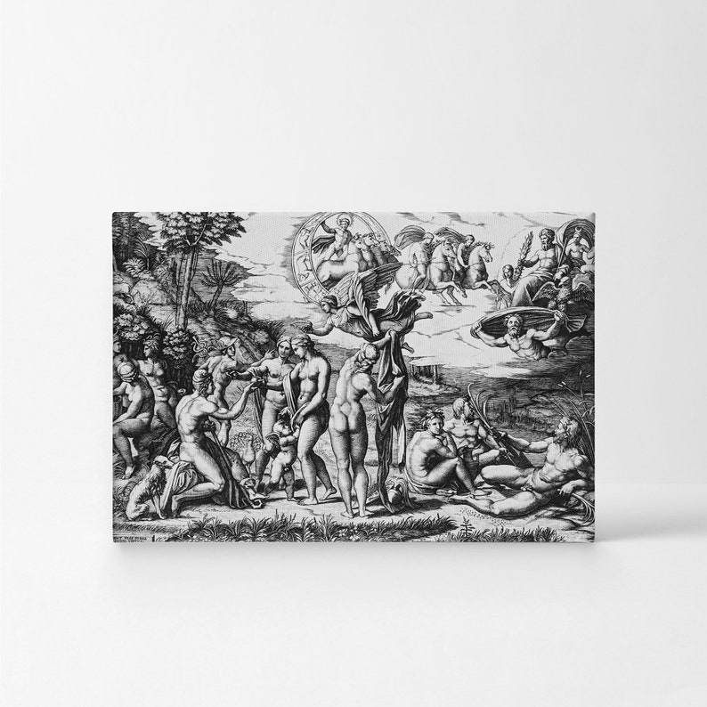 Judgement of Paris by Raphael Art Canvas Wall Art Print Famous - Etsy