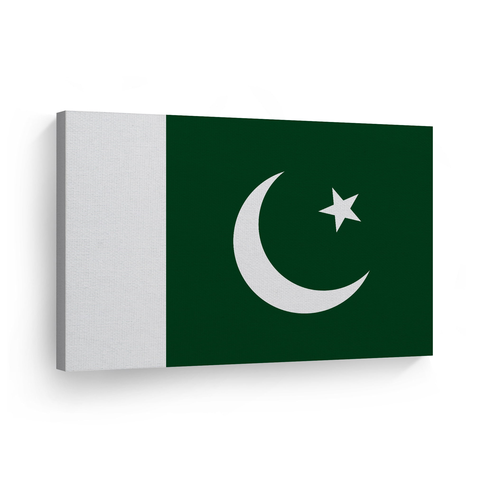 Pakistan Flag CANVAS or METAL Wall Art Print Country Flags | Etsy