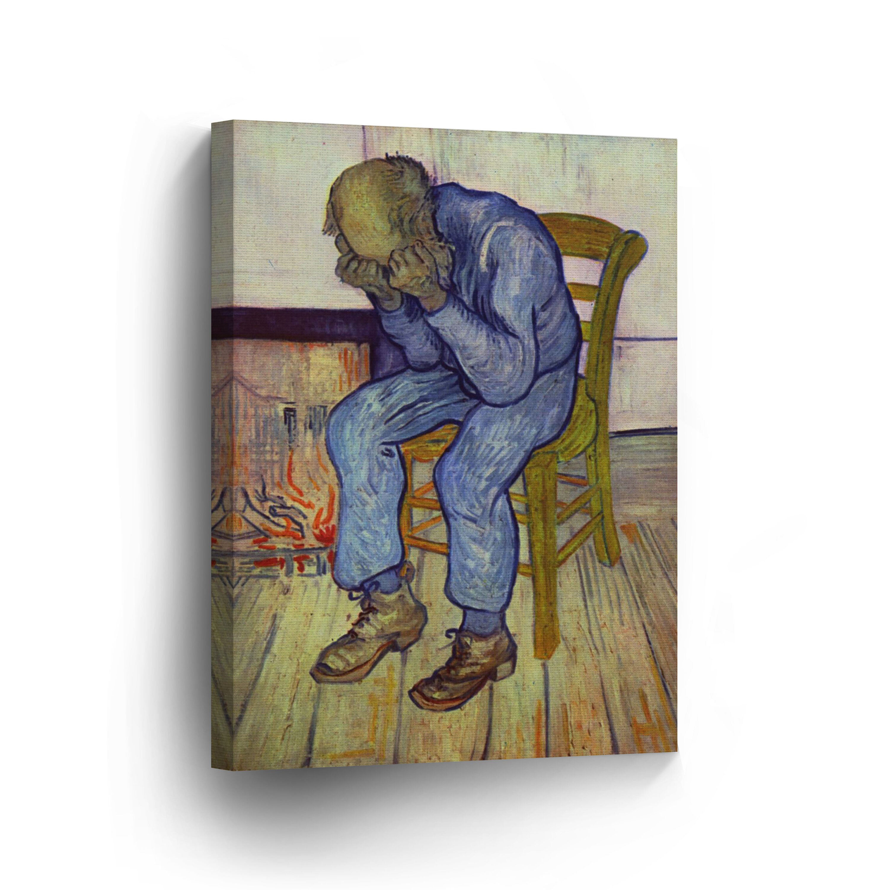 Vincent Van Gogh Sorrowing Old Man (at Eternity's Gate), 1890 Canvas ...