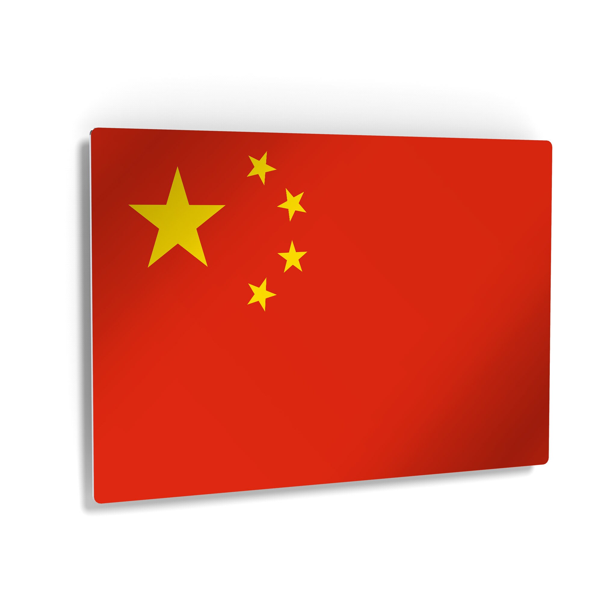 China Flag CANVAS or METAL Wall Art Print Country Flags Office | Etsy