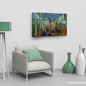 Vincent Van Gogh Ward in the Hospital in Arles, 1889 Canvas Print Home Decor Wall Art Artwork ...