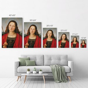 St. Sebastian by Raphael Art Canvas Wall Art Print Famous Fine - Etsy