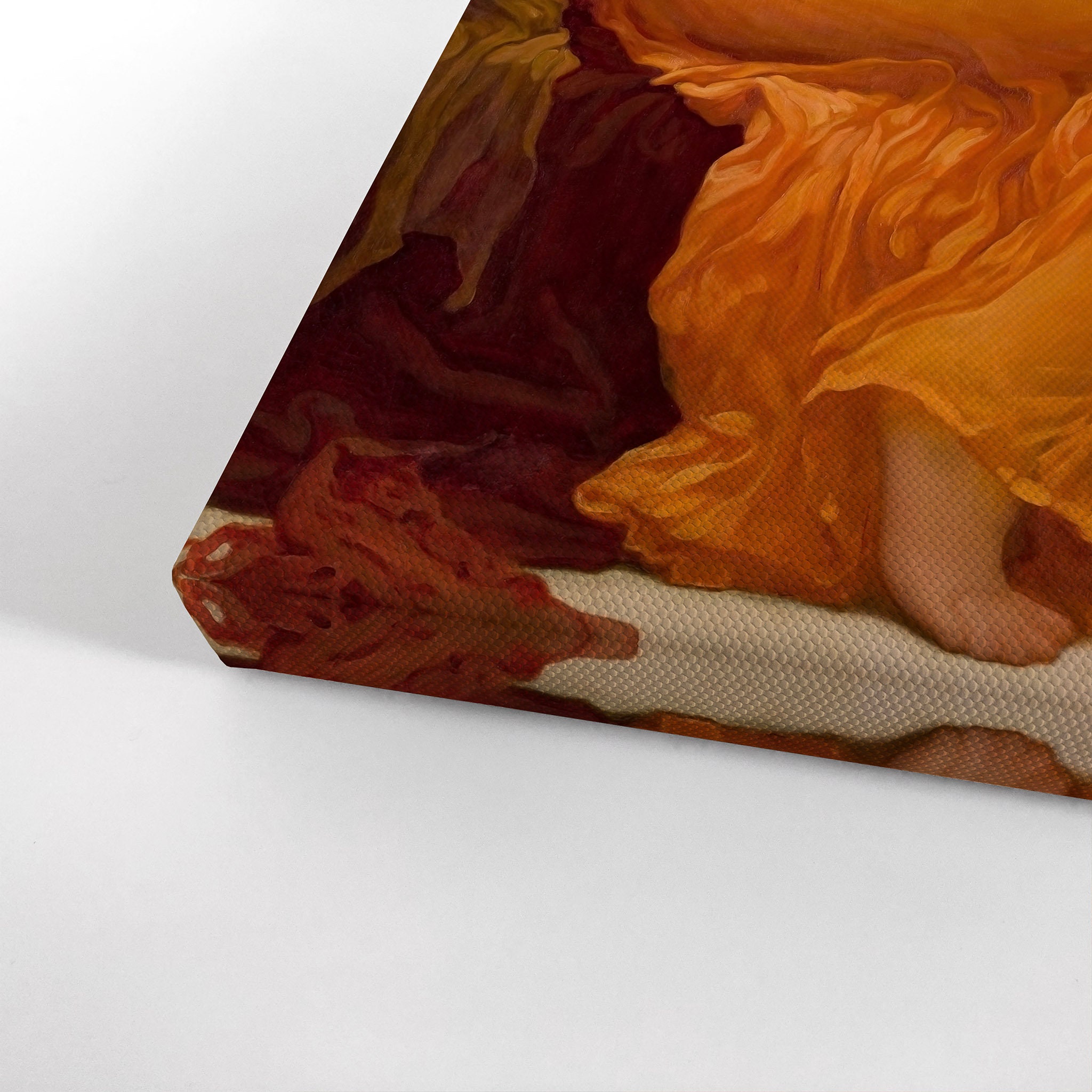 Flaming June Frederic Leighton Classic Art Canvas Wall Art | Etsy
