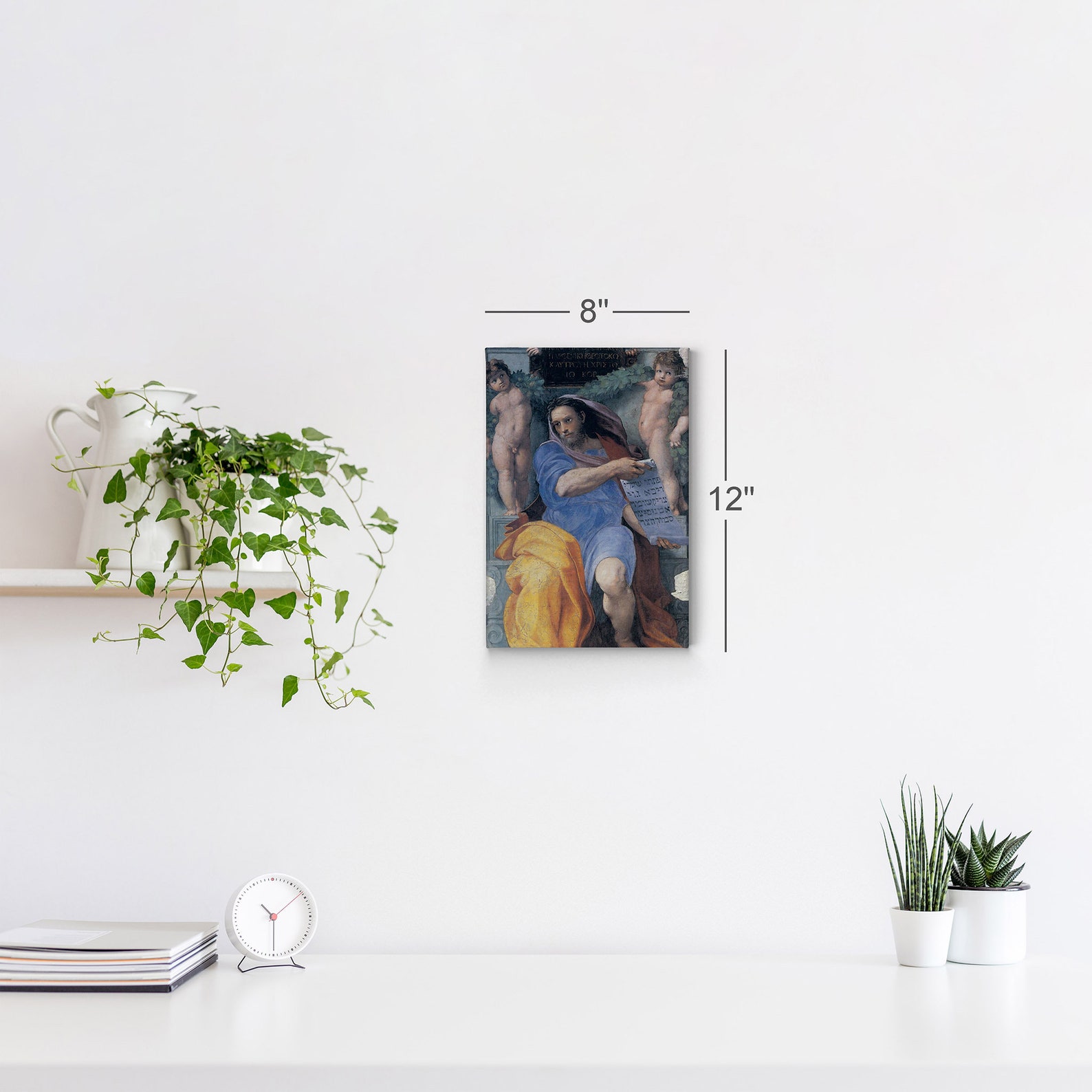 The Prophet Isaiah by Raphael Art Canvas Wall Art Print Famous - Etsy
