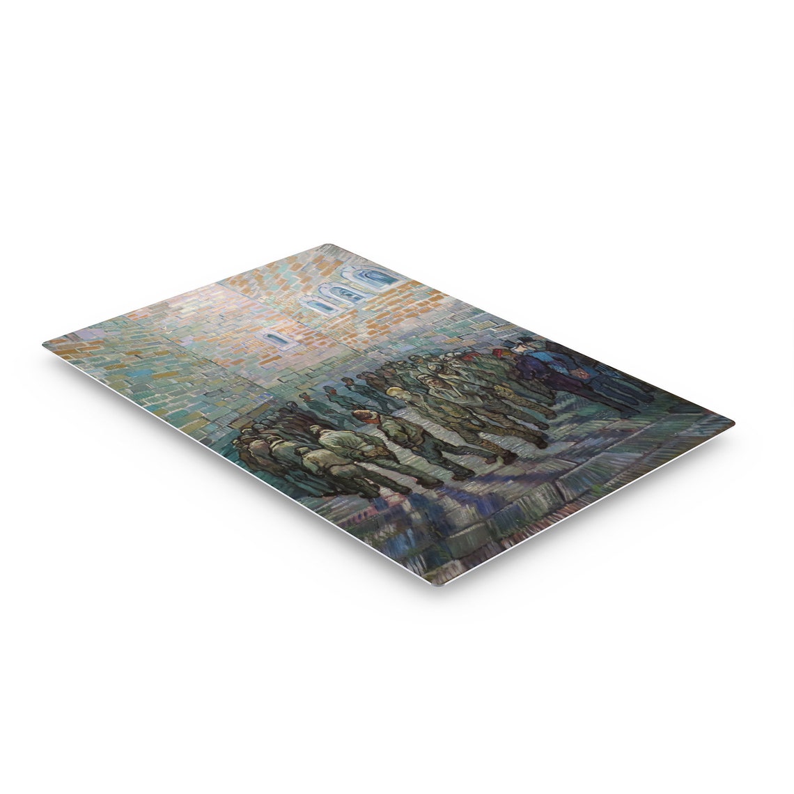 Vincent Van Gogh the Round of the Prisoners After Dore 1890 Metal Print ...