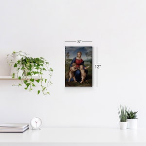 Madonna of the Goldfinch by Raphael Art Canvas Wall Art Print Famous ...