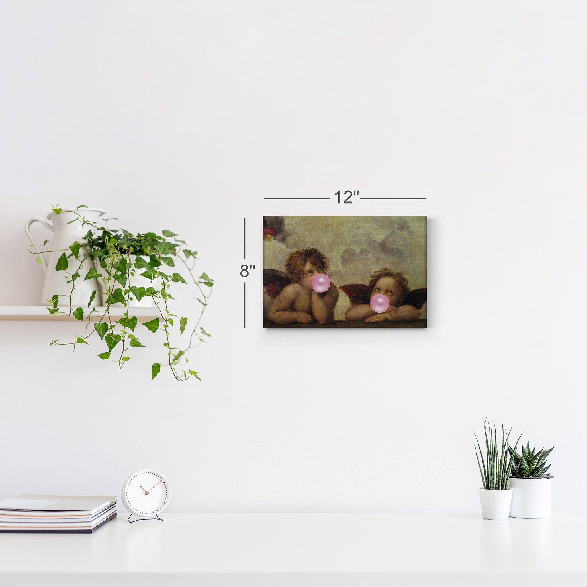 Raphael's Masterpiece the Sistine Madonna Detail Putti | Etsy