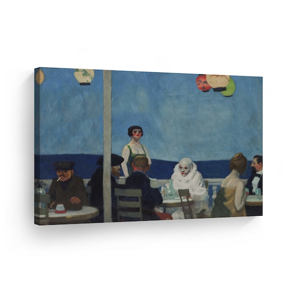 Soir Bleu by Edward Hopper Print - Etsy