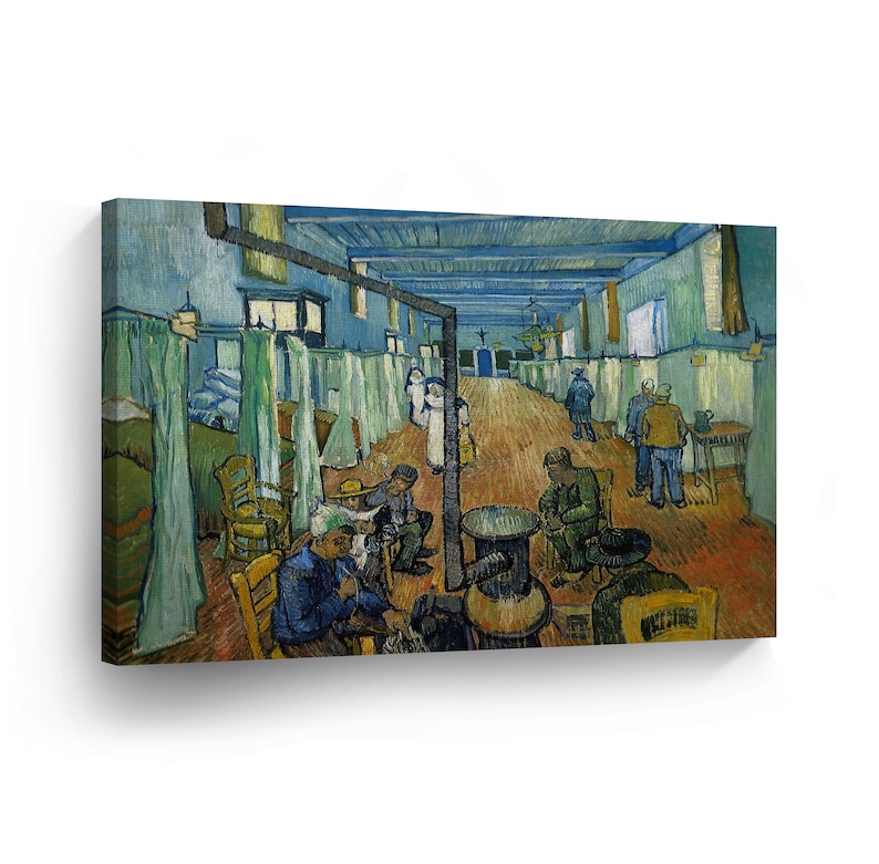 Vincent Van Gogh Ward in the Hospital in Arles 1889 Canvas - Etsy