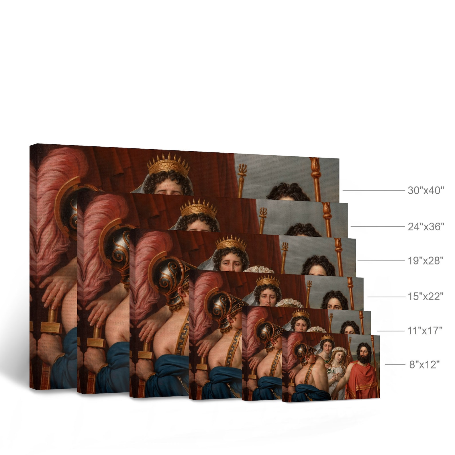 The Anger of Achilles Jacques Louis David Classic Art Canvas - Etsy