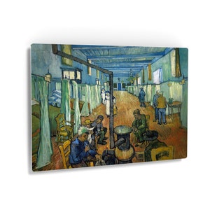 Vincent Van Gogh Ward in the Hospital in Arles 1889 Metal Print Classic Wall Art Wall Decor ...