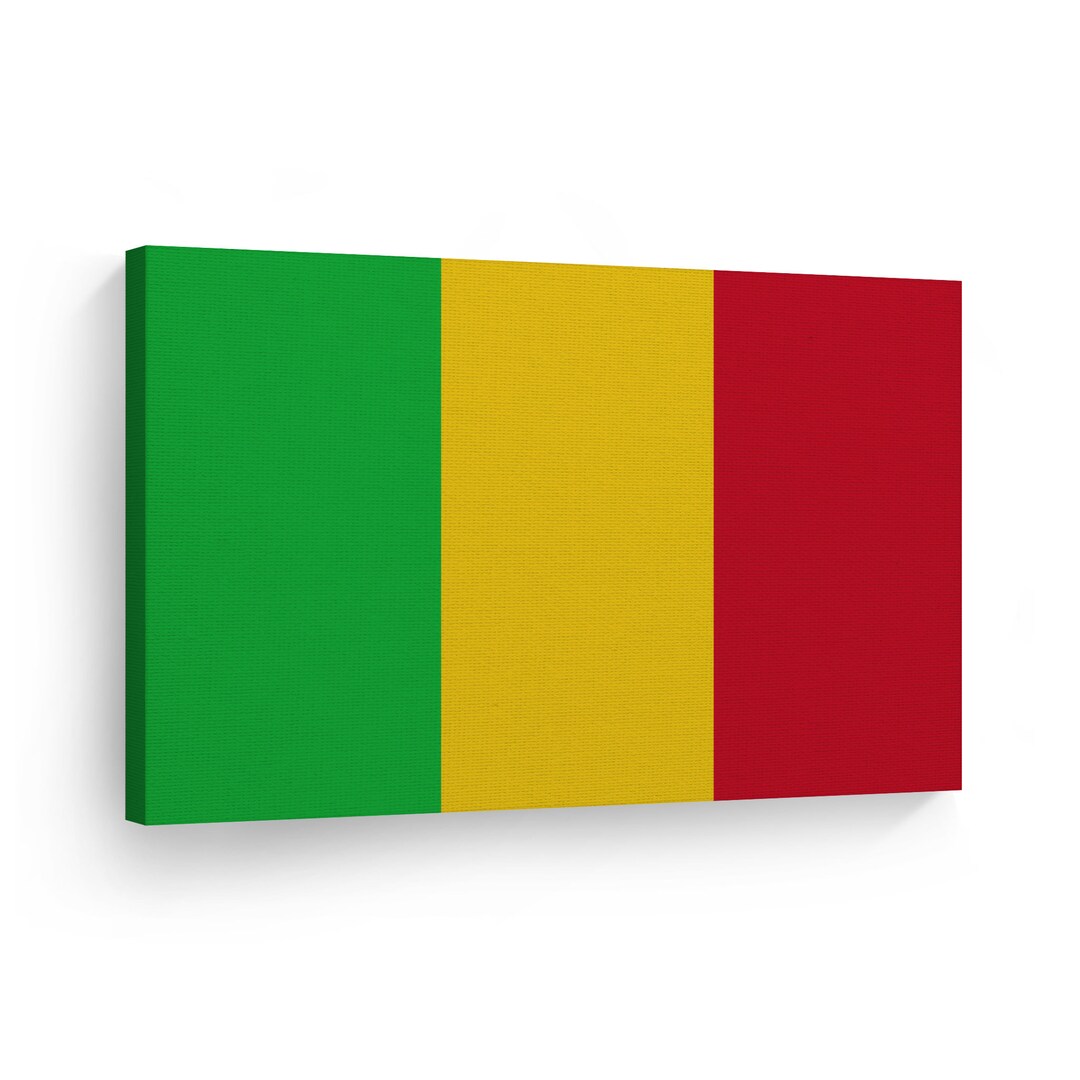 Mali Flag CANVAS or METAL Wall Art Print Country Flags Office Living ...