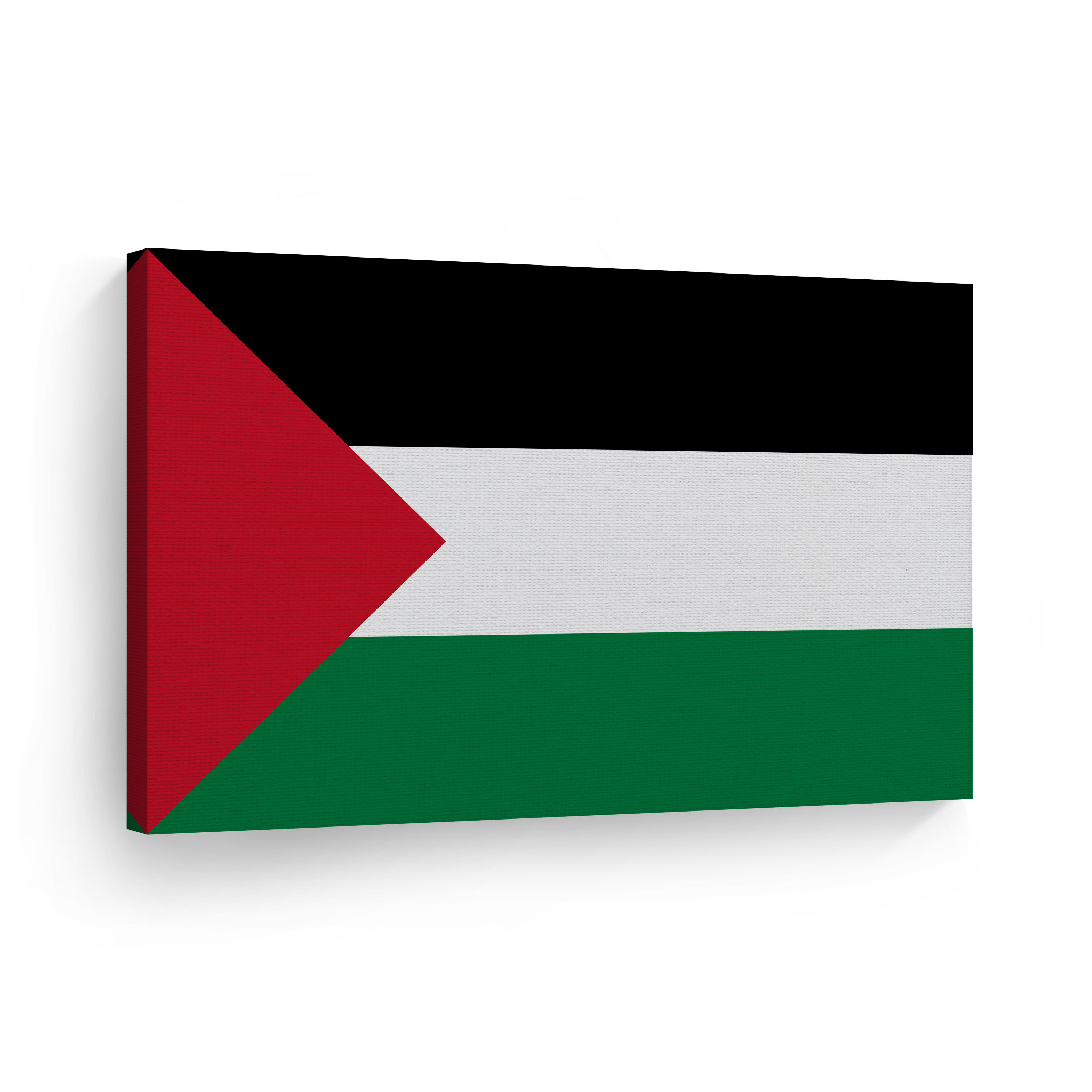 Palestine Flag CANVAS or METAL Wall Art Print Country Flags | Etsy