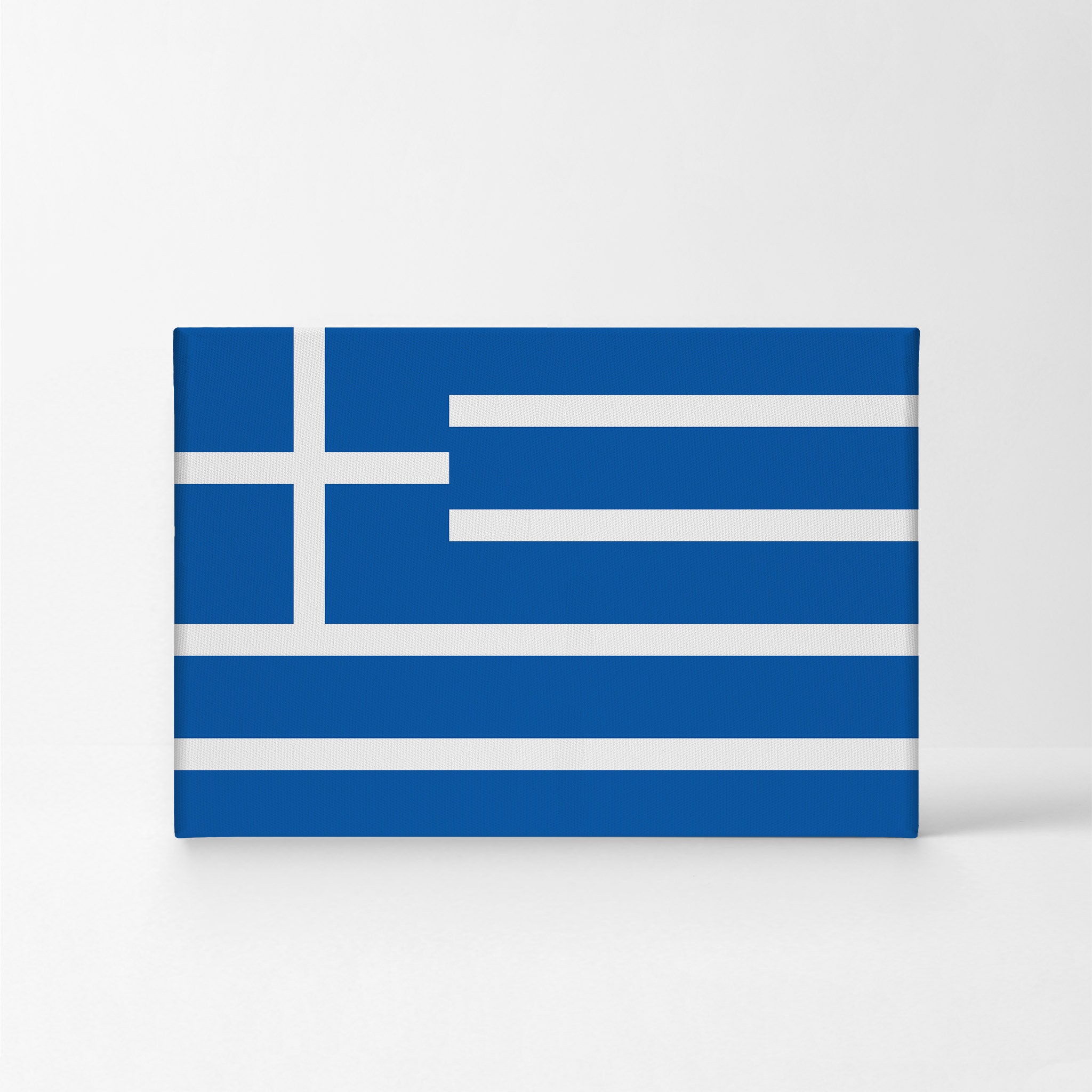 Greece Flag CANVAS or METAL Wall Art Print Country Flags | Etsy