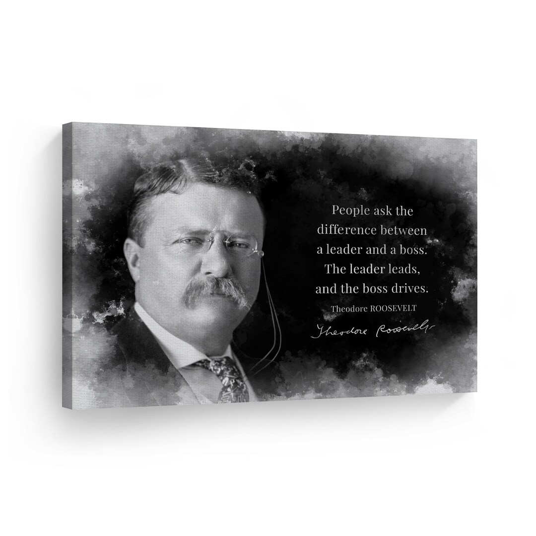26th President of the United States of America Theodore Roosevelt Black ...