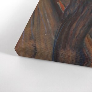 Obra maestra de Edvard Munch, The Scream Pink Bubble Gum Art Canvas ...