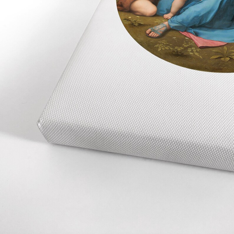 The Alba Madonna by Raphael Art Canvas Wall Art Print Famous - Etsy