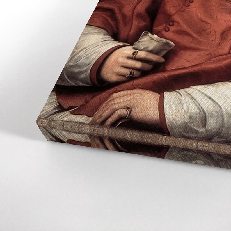 Portrait of Cardinal Bibbiena by Raphael Art Canvas Wall Art Print ...