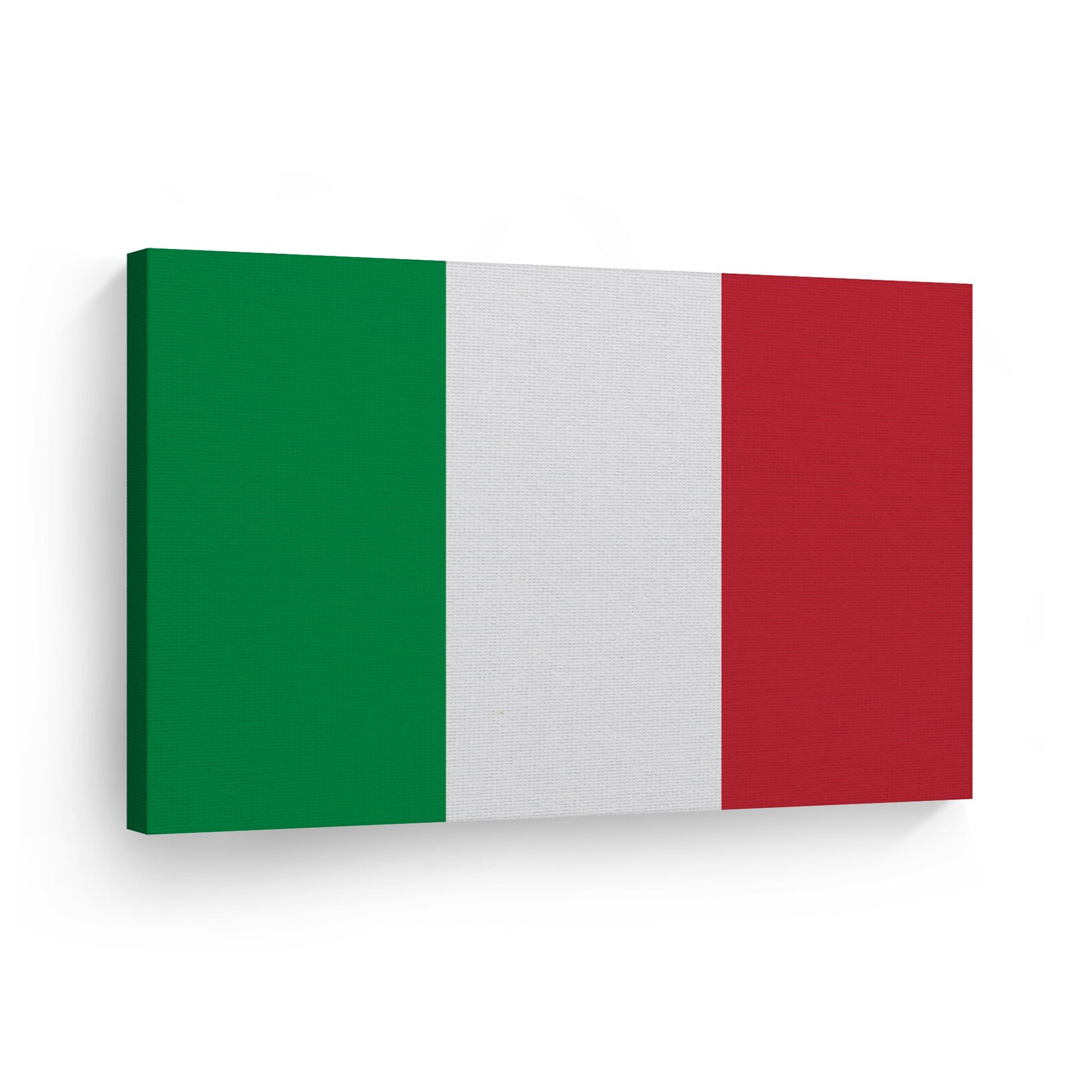 Italy Flag CANVAS or METAL Wall Art Print Country Flags Office Living ...