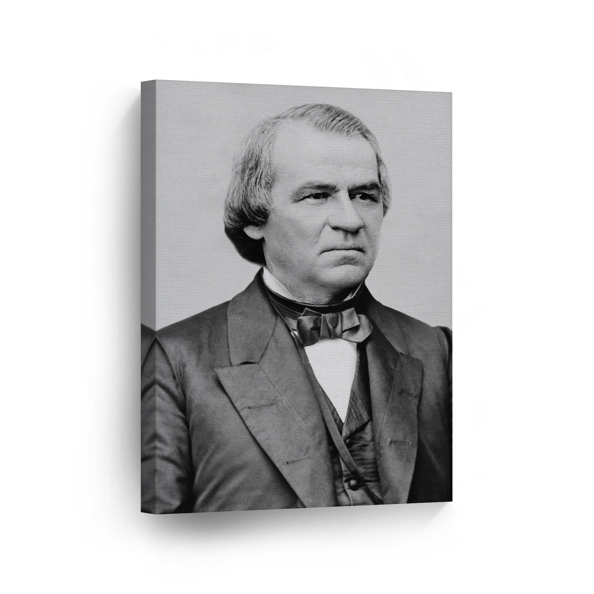 17th President of America Andrew Johnson Portrait METAL or | Etsy