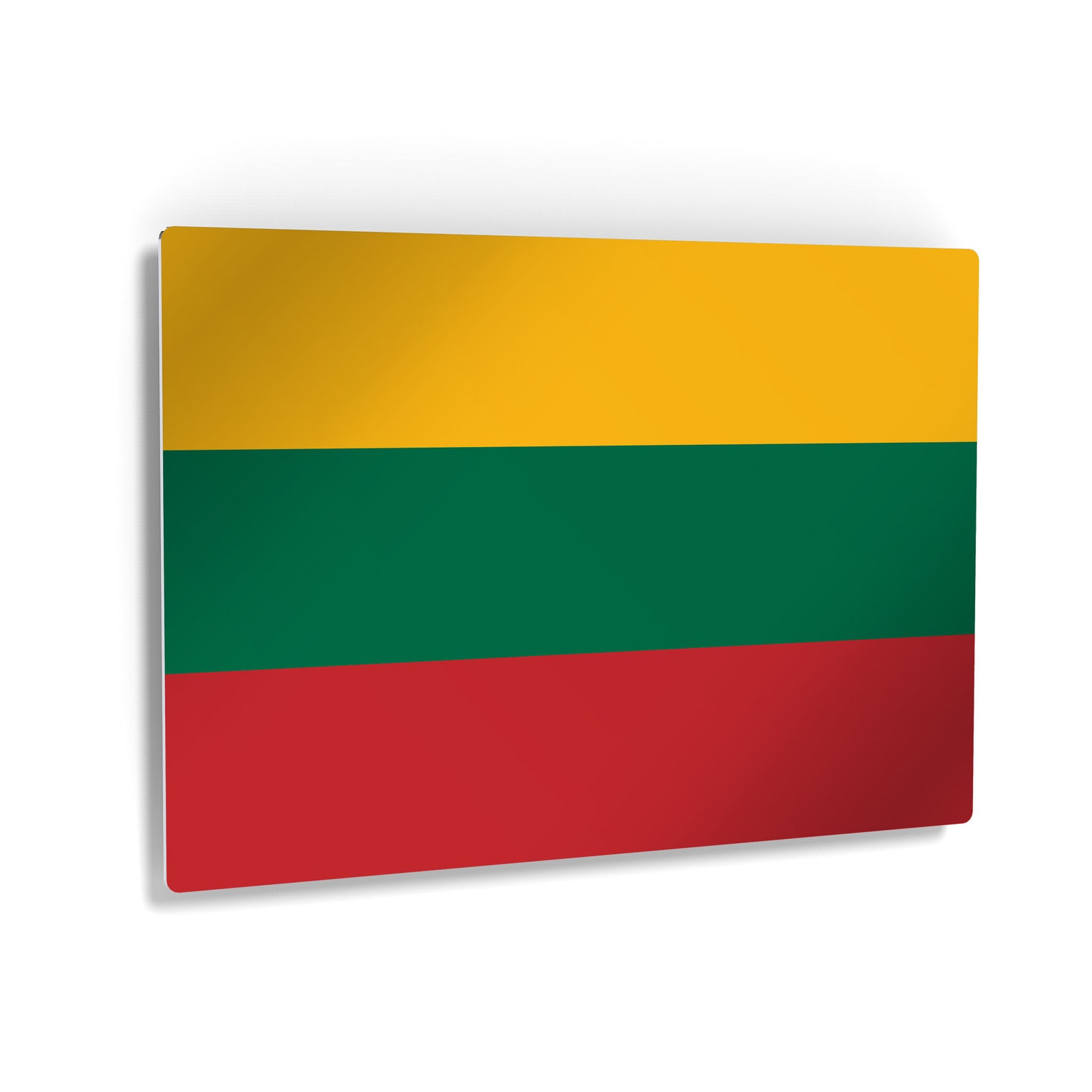 Lithuania Flag CANVAS or METAL Wall Art Print Country Flags - Etsy