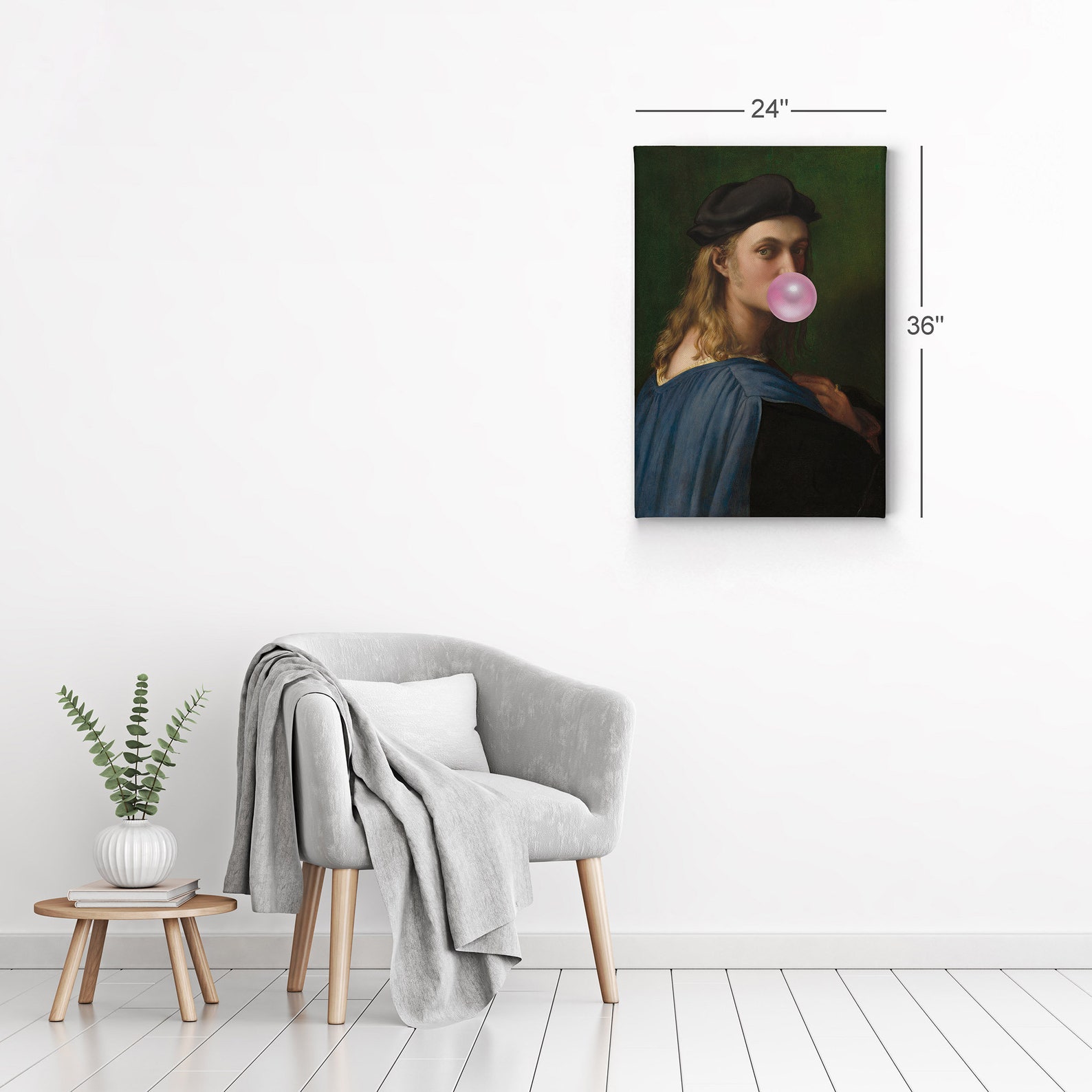 Raphael's Masterpiece Portrait of Bindo Altoviti Pink | Etsy