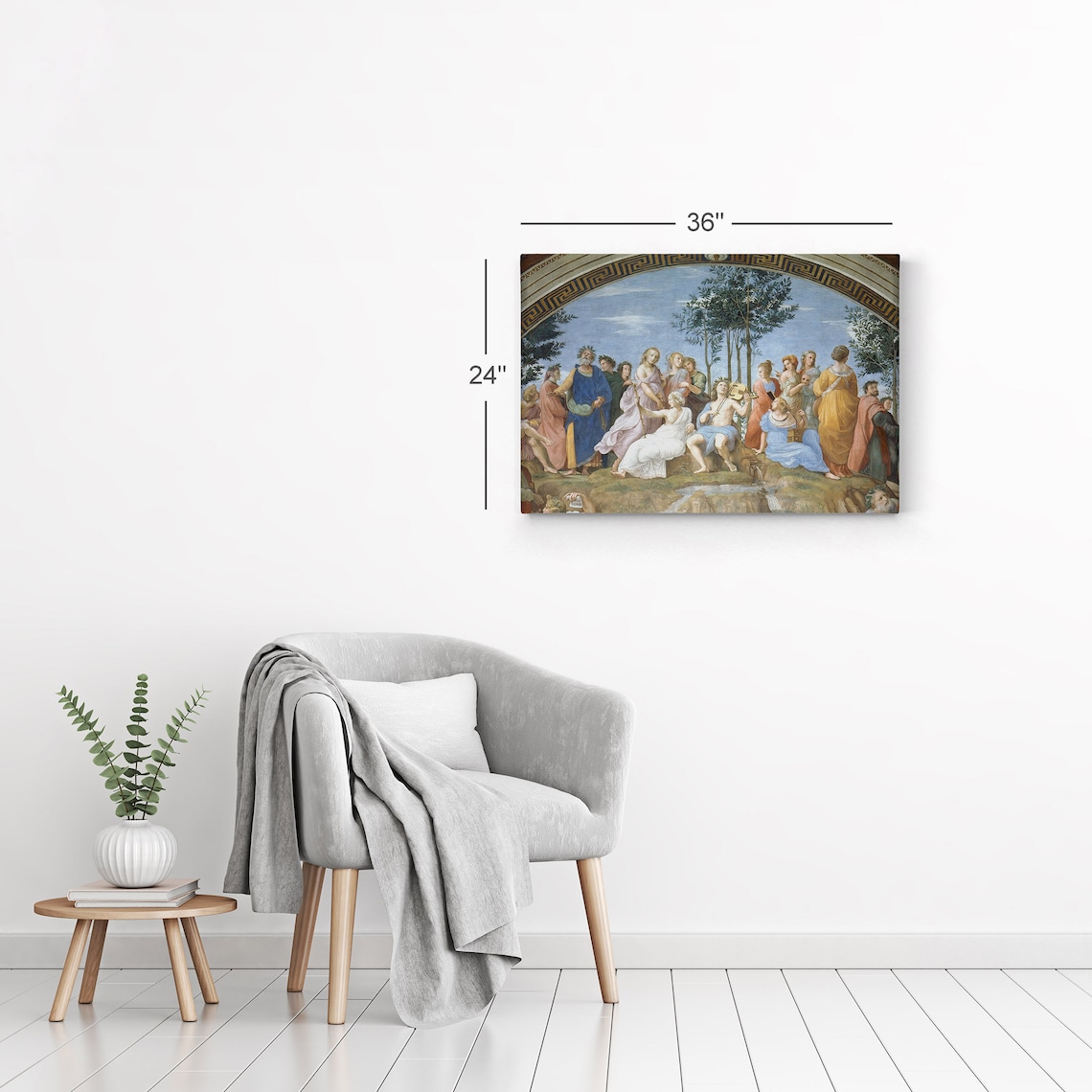The Parnassus by Raphael Art Canvas Wall Art Print Famous Fine | Etsy