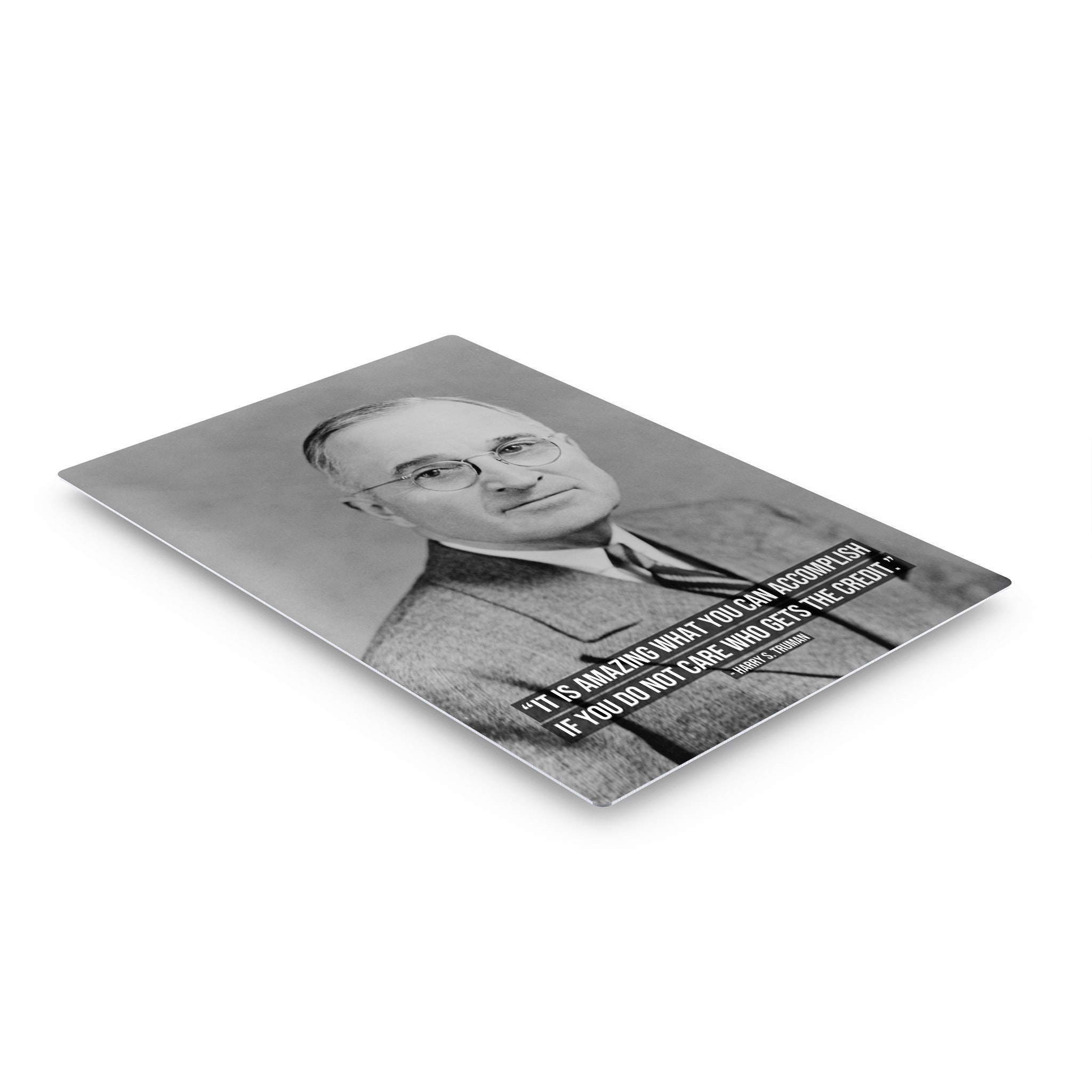 33th President of America Harry S. Truman Motivational Quote ...