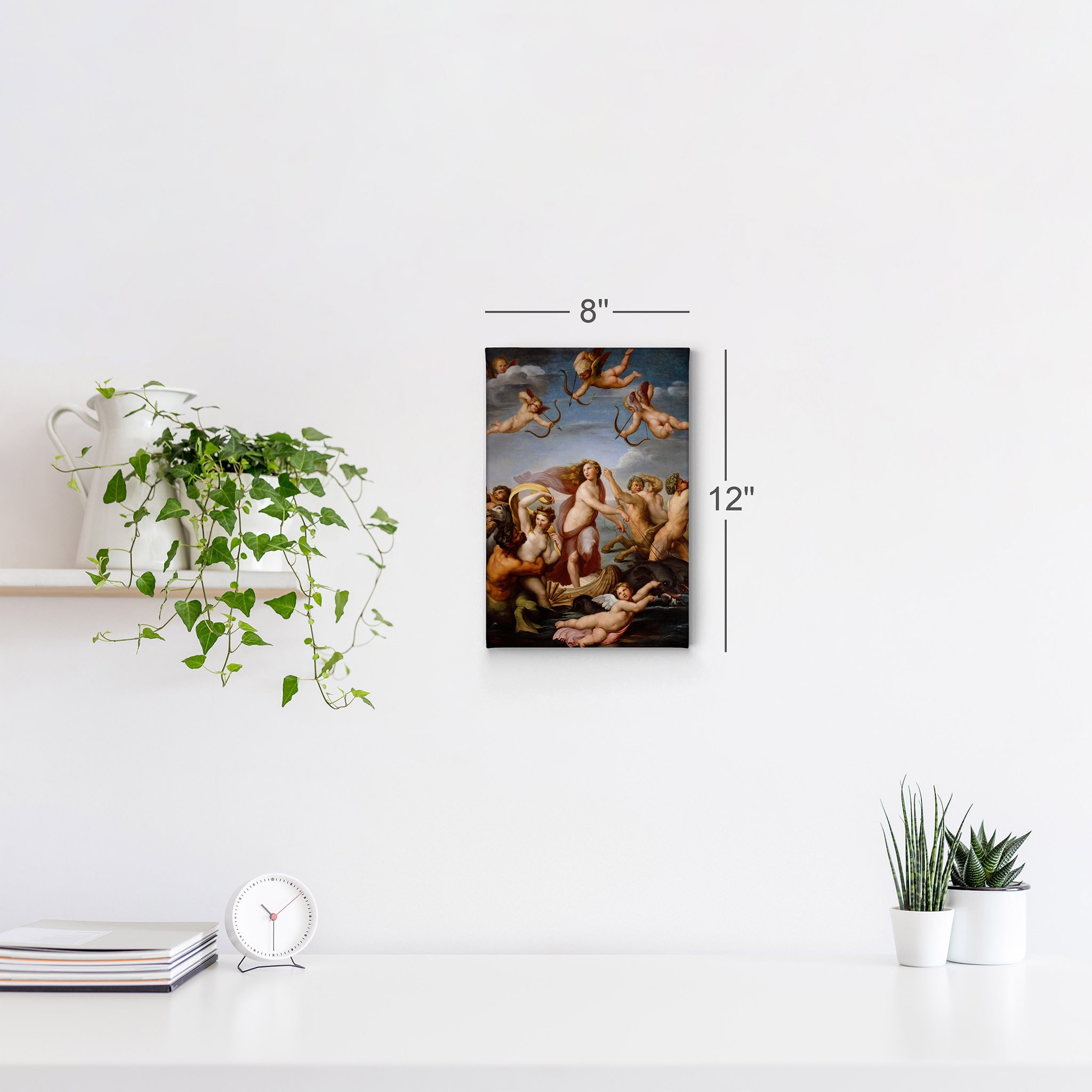 The Triumph of Galatea by Raphael Art Canvas Wall Art Print Famous Fine ...