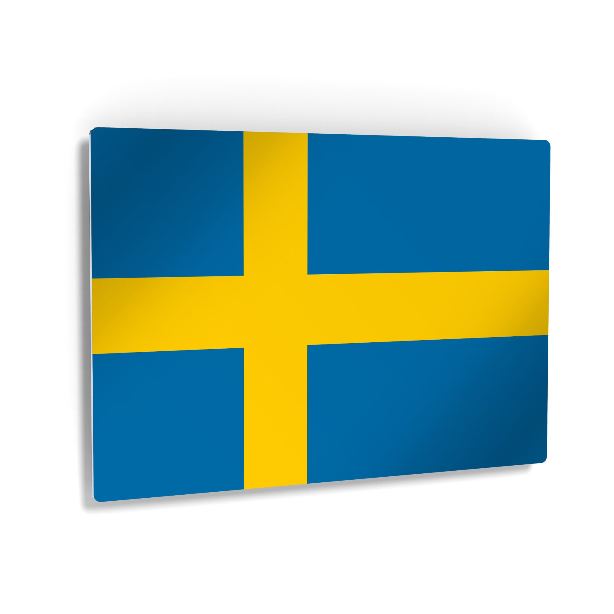 Sweden Flag CANVAS or METAL Wall Art Print Country Flags | Etsy