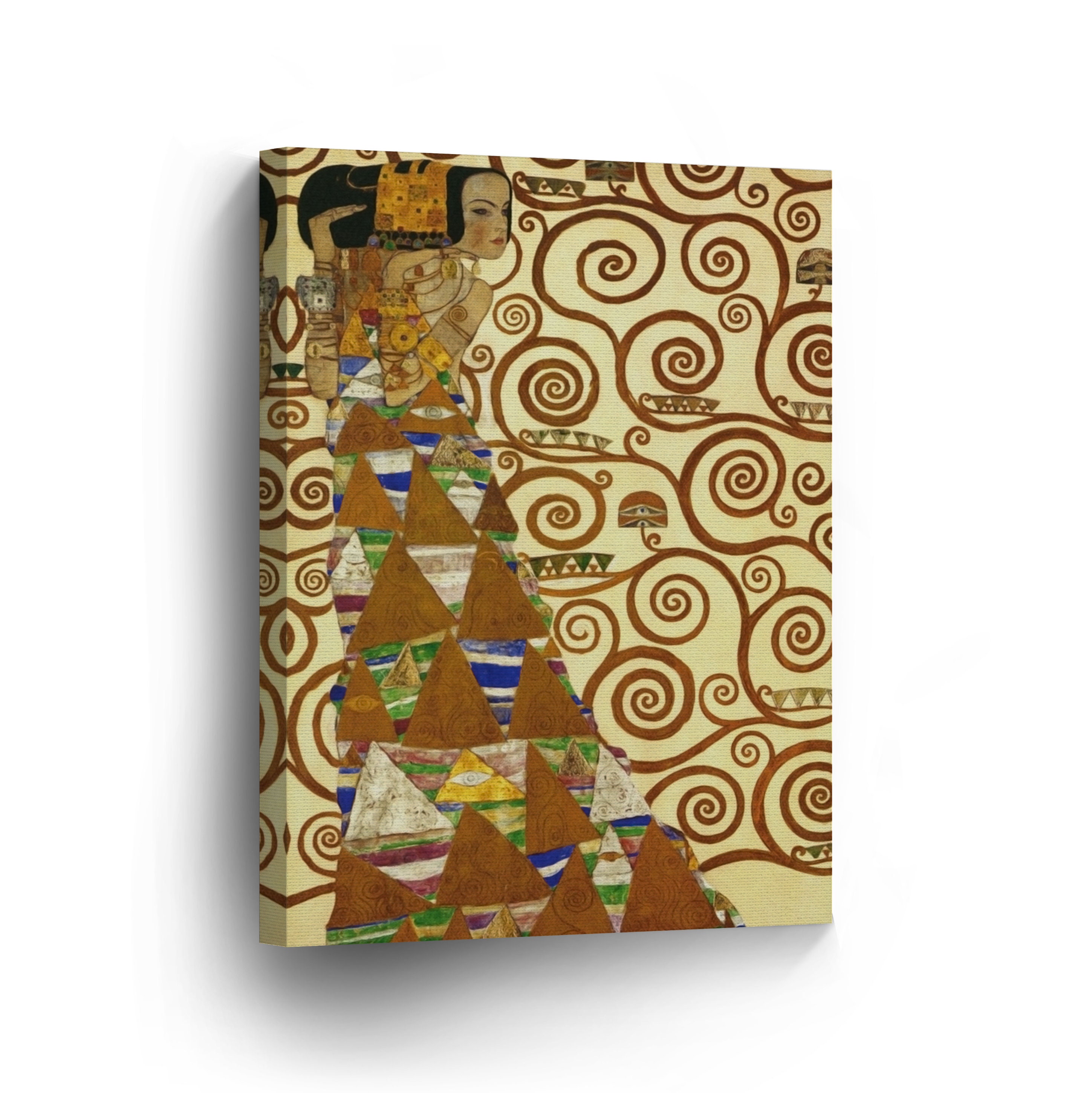 The Tree of Life, Stoclet Frieze by Gustav Klimt 3 Panel Canvas Set ...