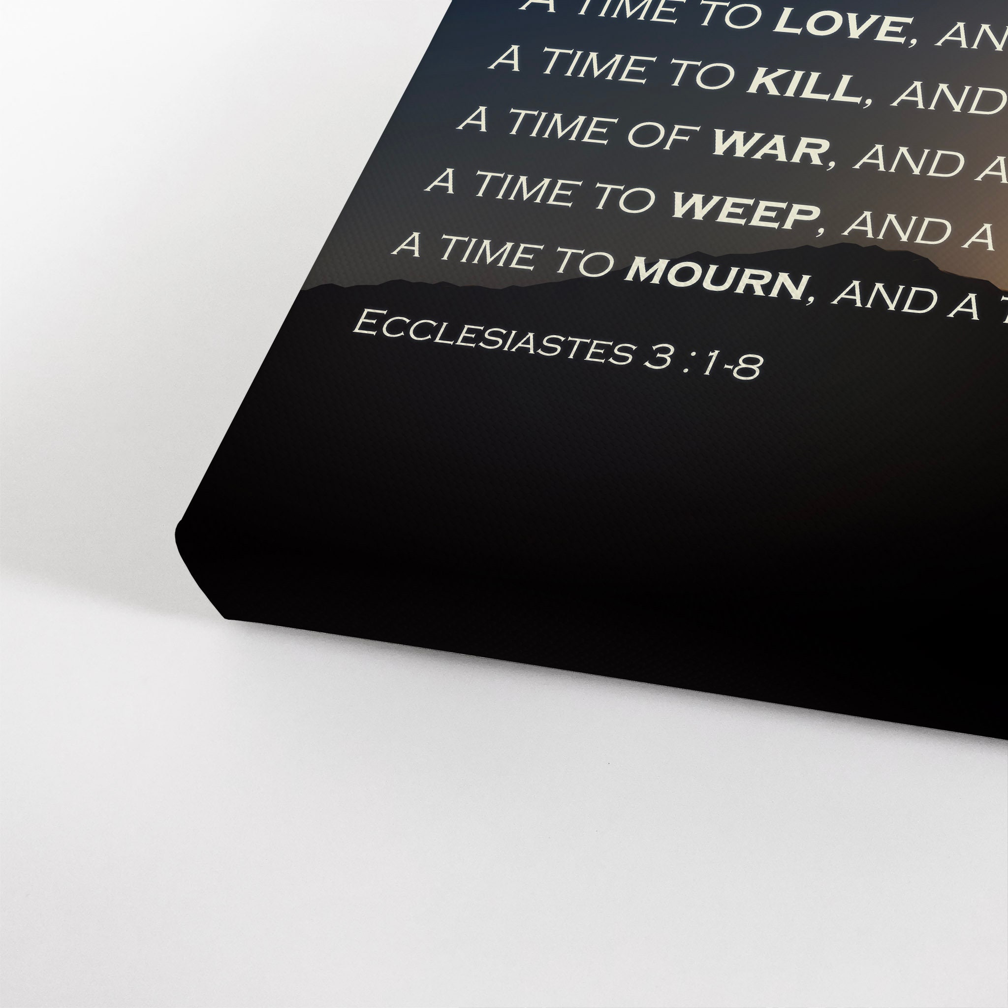 Scripture Bible Verse Wall Art Canvas Print Christian | Etsy