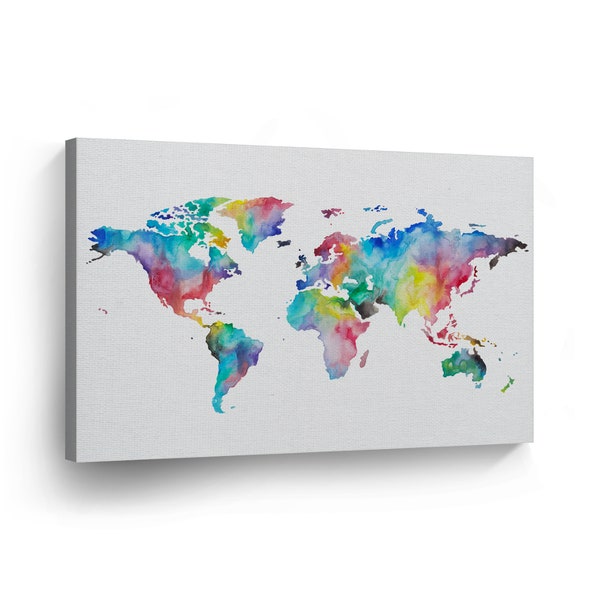 Water Color Map - Etsy