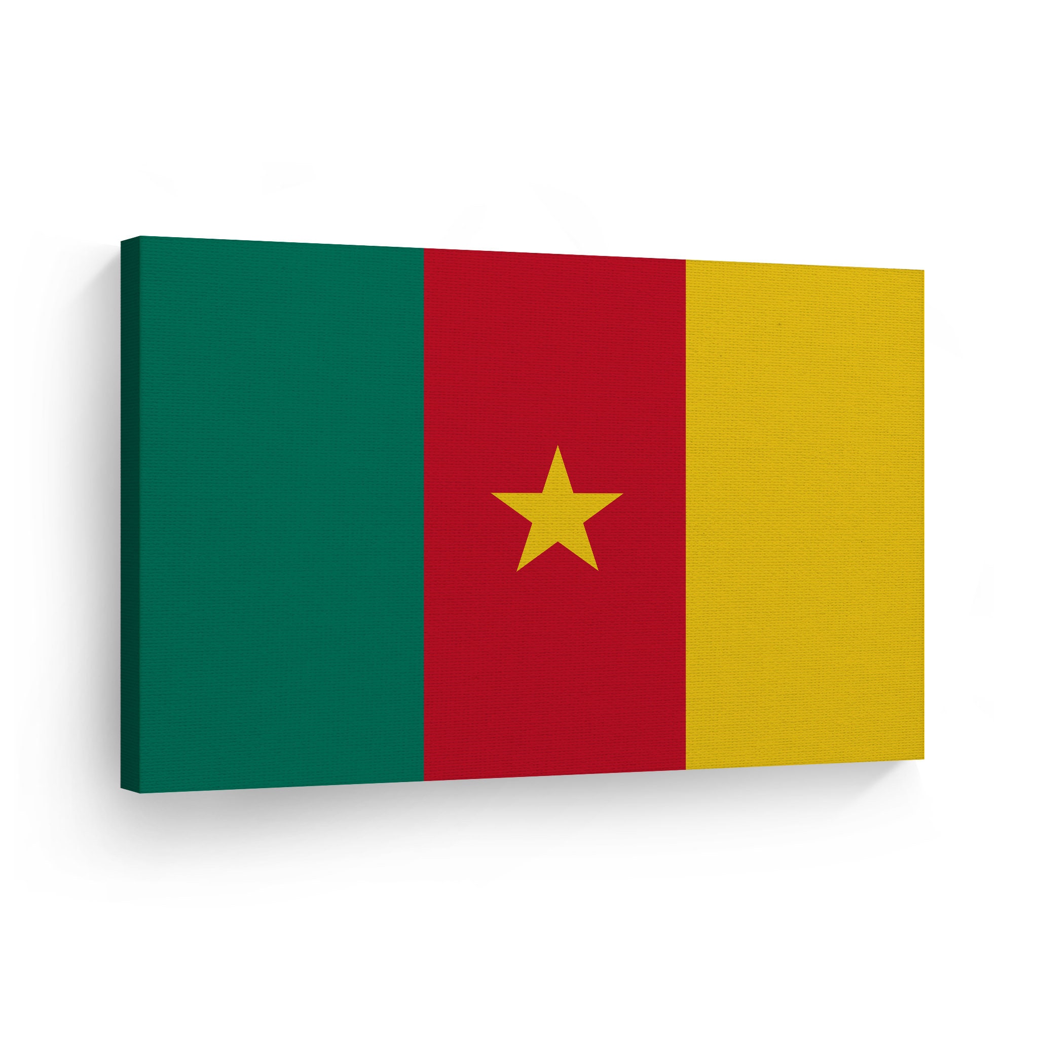 Cameroon Flag CANVAS or METAL Wall Art Print Country Flags | Etsy