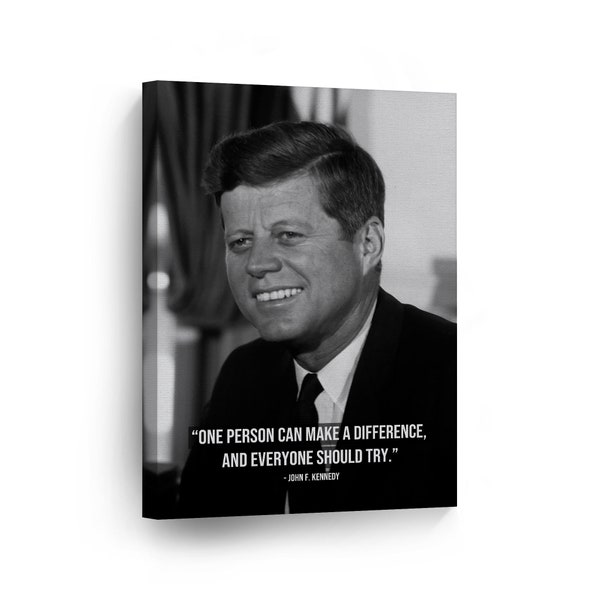 Jfk Quote - Etsy