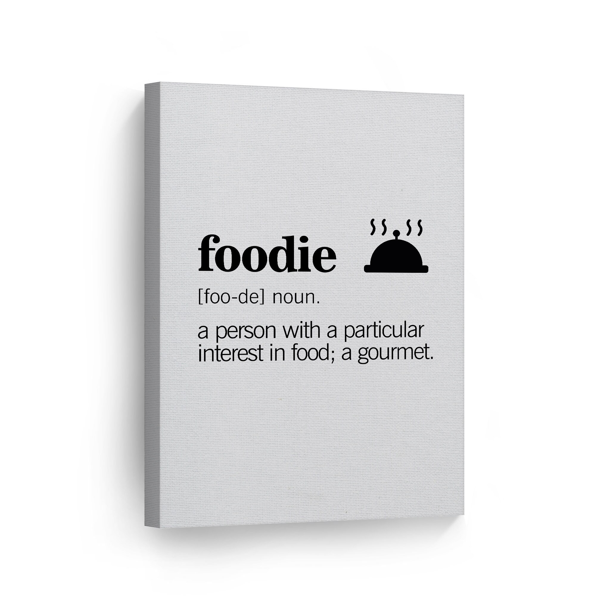 Noun Dictionary Definition of Foodie Funny Quote Kitchen - Etsy