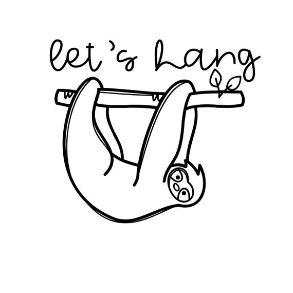 Let's Hang SVG Digital Download Cut Files | Etsy