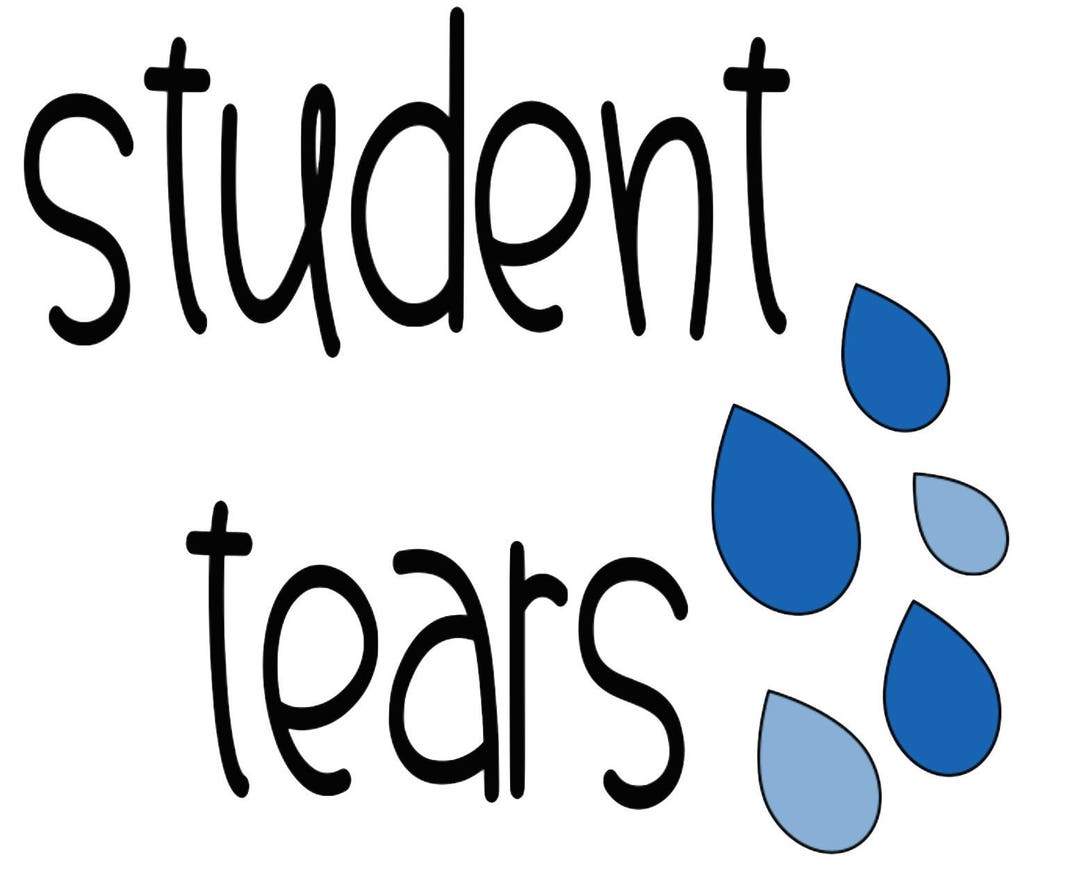 Student Tears SVG Digital Download File - Etsy