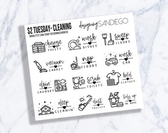 House Cleaning Stickers Vacuum Cleaner Water Filter | Etsy