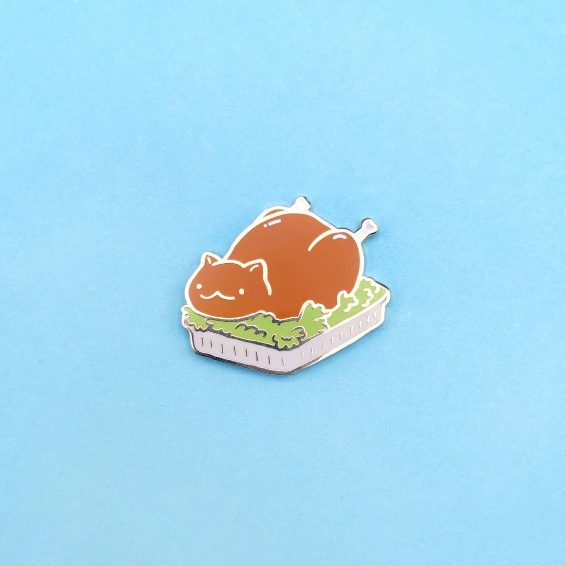 Thanksgiving Turkey Cat Enamel Pin - Etsy