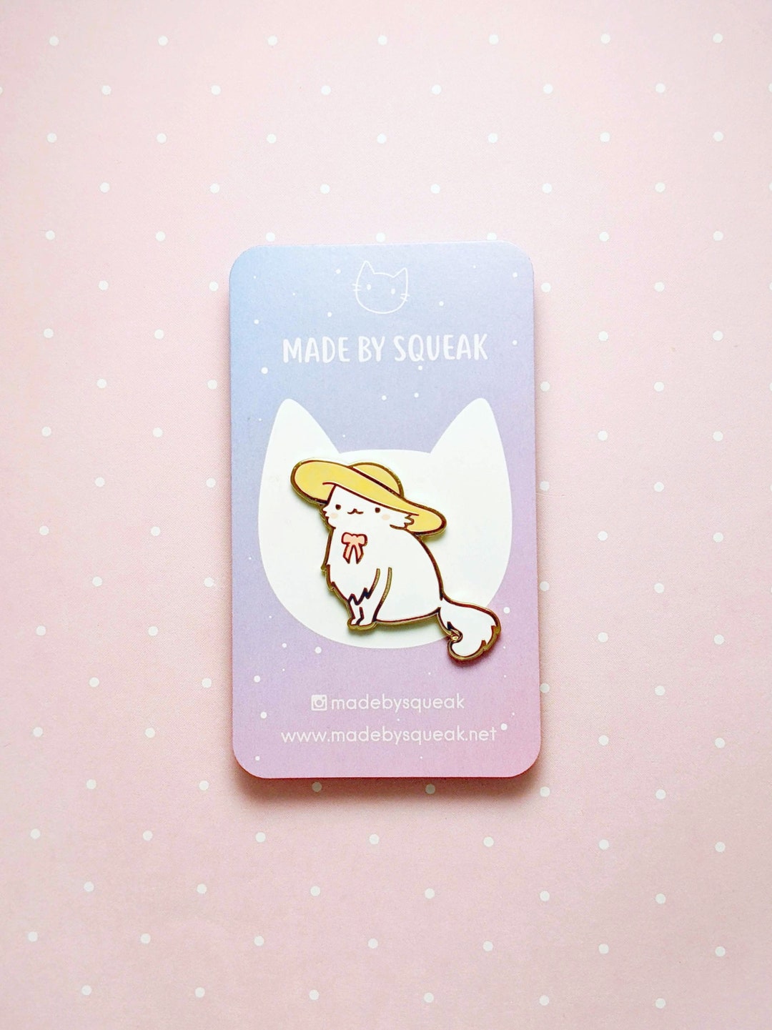 Southern Belle - Country Girl Cat Enamel Pin - Penelope! - Etsy